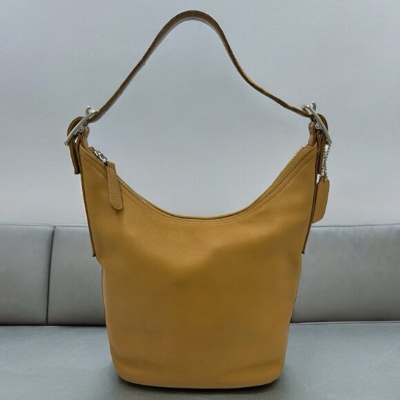 Coach | Bags | Vintage Coach Legacy British Tan Leather Bucket Shoulder ...